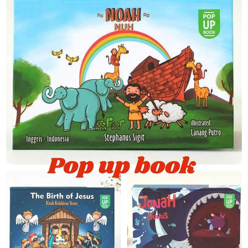 Promo Buku Pop-Up Cerita Alkitab Kisah Kelahiran Yesus, NABI NUH ...