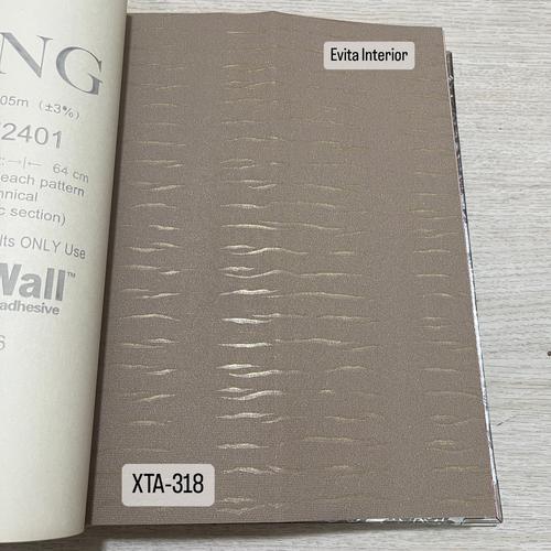 Jual Wallpaper Vinyl Premium Motif ruang tamu kamar abu garis biru - XTA-318 - Jakarta Timur ...