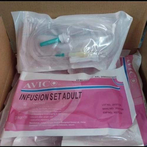 Jual AVICO Infus Set Dewasa Selang Infuset Dewasa Infusion Set ...