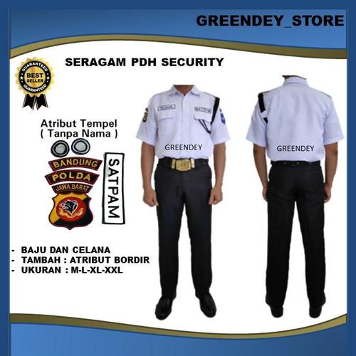 Jual Seragam Pdh Security / Satpam / Seragam Pdh Putih / Seragam Pdh ...