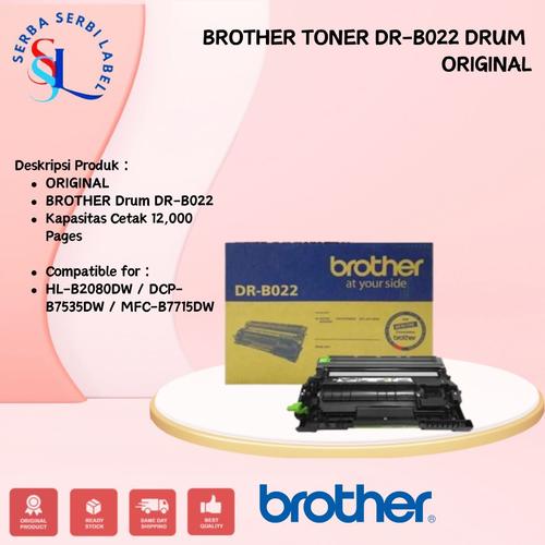 Jual BROTHER DR-B022 Drum Original For B2080DW / B7535DW / B7715DW - GOSEND INSTANT - Jakarta ...