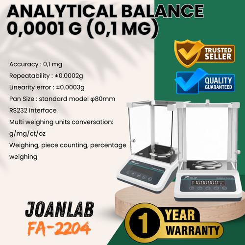 Jual Joanlab timbangan analitical balance 0,0001 gr 0,1 mg neraca ...