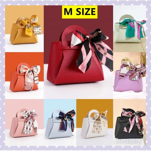 Jual Tas Hadiah Kado Bahan Kulit Gaya Eropa Tas Goodies Tas Doorgift ...