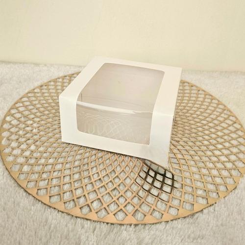 Jual Box Jendela Mika Dus Hampers Hadiah Packaging Cupcake Motif Polos ...