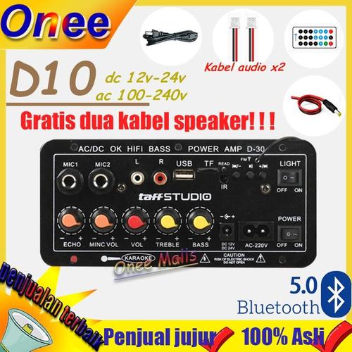 Jual 【Ready-stock-cod】 D10 Amplifier stereo Amplifier board audio 12v Bluetooth amplifier board ...