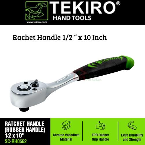 Jual TEKIRO Ratchet Handle ukuran 1/2" x 10" Full besi / gagang sock ...