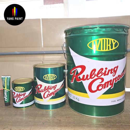 Jual Ivory Rubbing Compound Kompon 60 GR / 1 KG / 1 GALON / 1 PAIL (PEL ...