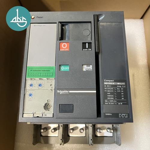 Jual MCCB SCHNEIDER NS1250N 3P 1250A 50KA KOMPLIT MOTORIZED UVT AUX ...