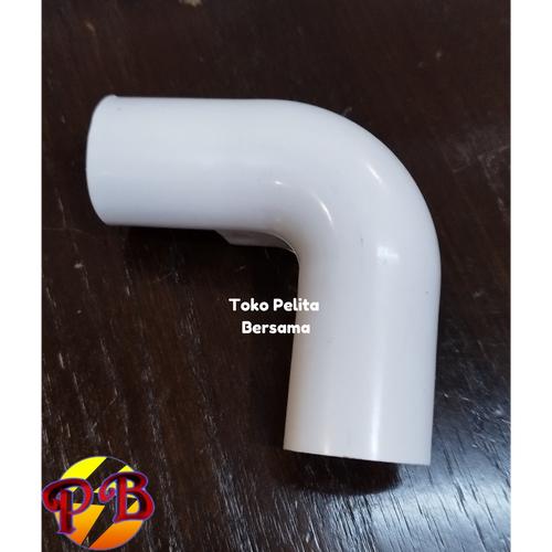 Jual Elbow Conduit 20mm Boss Putih / Elbow Pipa Listrik Merk Boss Putih ...