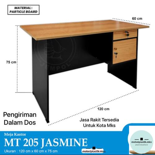 Jual Meja Kantor/ Meja Kerja Panel Kayu/ Meja Belajar Jasmine MT200 ...