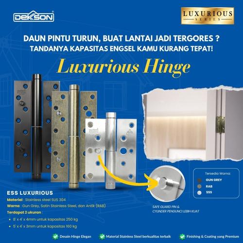 Jual HINGE DEKKSON ESS LUXURY SERIES 5X4X3MM SSS RAB GUN GREY Engsel ...