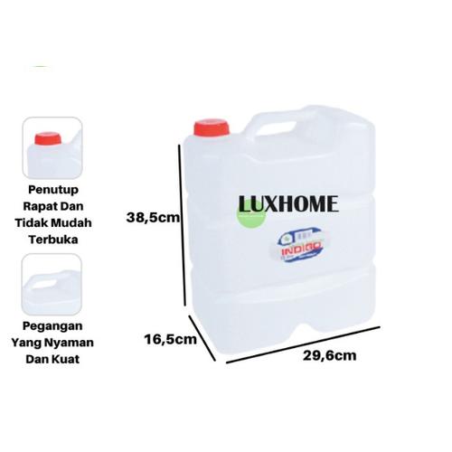 Jual SQUARE JAR JERRYCAN 15L INDIGO GREENLEAF GL0315 - JERIGEN PERSEGI ...