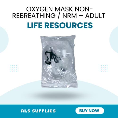 Jual Oxygen Mask Non-Rebreathing / NRM – Life Resources – Adult ...