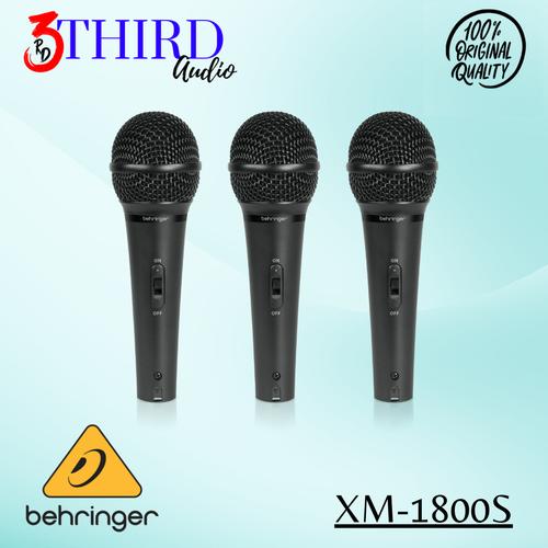 Jual Behringer XM1800S Dynamic Vocal Microphone 3-Piece XM-1800S ...