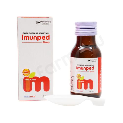 Jual Imunped Sirup 60 ml - Suplemen Vitamin C dan Zinc untuk Anak ...