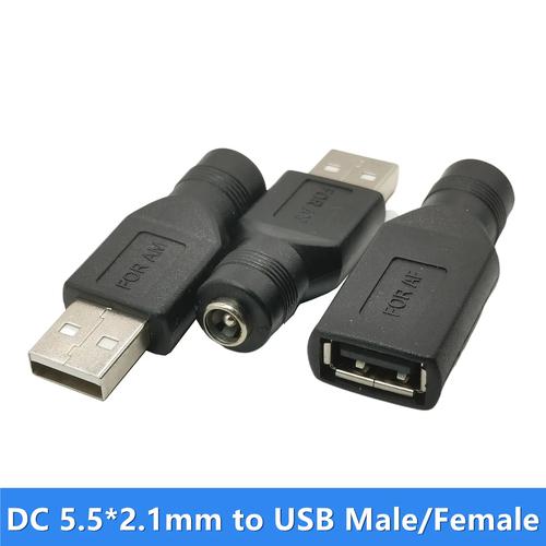Jual Adapter Power DC Female To USB A Type A Male/Female Konektor ...