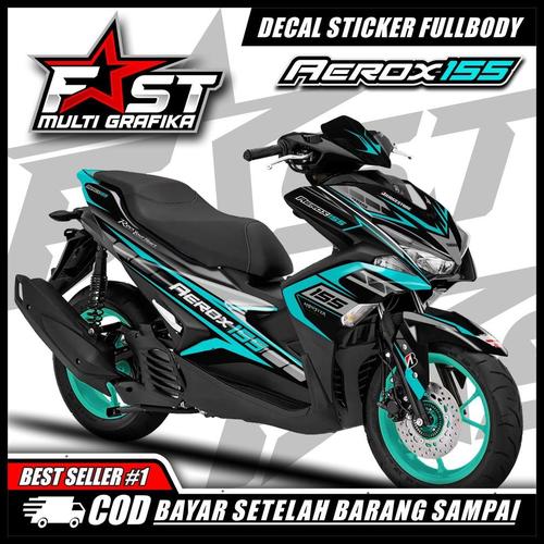 Jual New!! Decal Sticker Aerox Lama Full Body Motif Racing Custom Decal ...