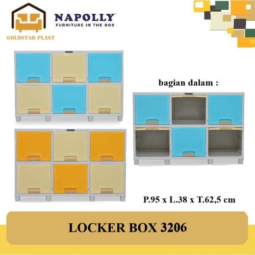 Promo Locker Box Serbaguna Napolly/Rak Serbaguna/Box Multifungsi/LB ...