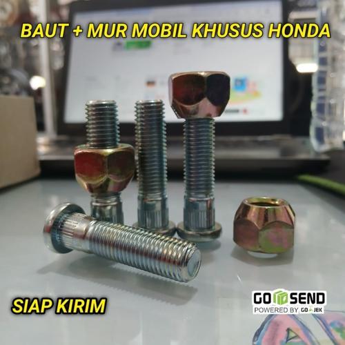 Jual BAUT MUR RODA TROMOL MOBIL PANJANG 5,5 CM ORIGINAL HONDA UKURAN ...
