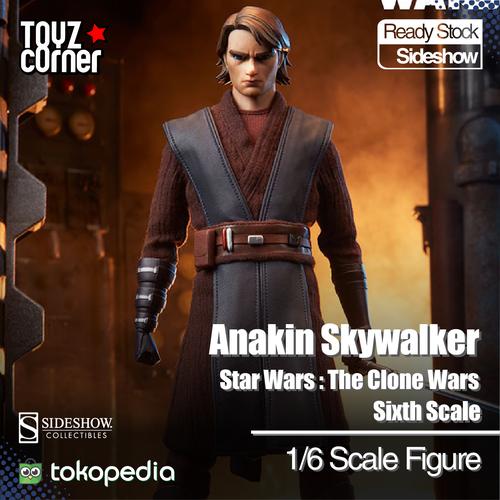 Promo Sideshow #100462 1/6 Scale Figure Anakin Skywalker (Clone Wars ...