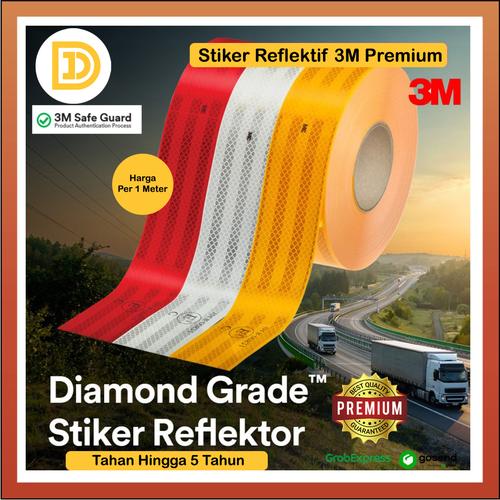Jual Stiker Reflektif Mobil 3M Sticker Reflektor Diamond Pemantul ...
