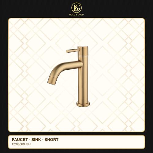 Jual GOLD FAUCET SINK - SHORT MODEL | KRAN AIR PENDEK UNTUK SINK - EMAS ...