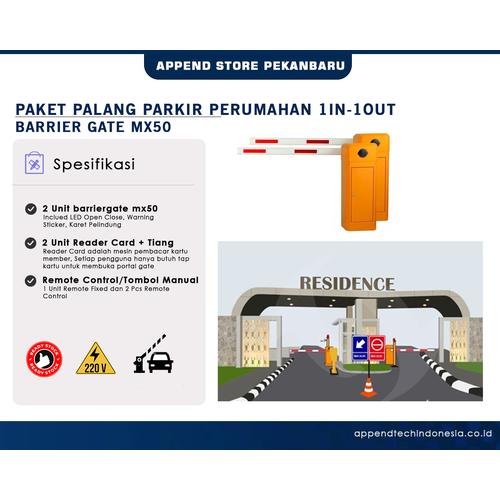 Jual Paket Palang Parkir Perumahan 1 In-1 Out, Barriergate Perumahan