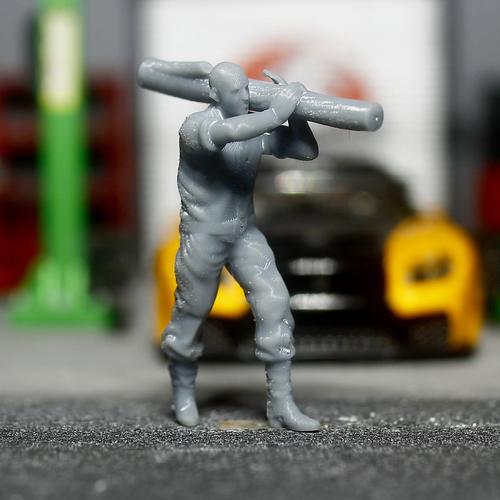 Jual Figure Mas Bayu Bawa Kayu 1/64 Scale - Aksesoris Diorama Diecast ...