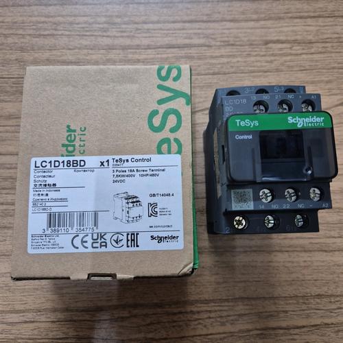 Jual Kontaktor Contactor LC1D18BD 24VDC LC1D18 BD 24VDC LC1D18BD 24 VDC ...