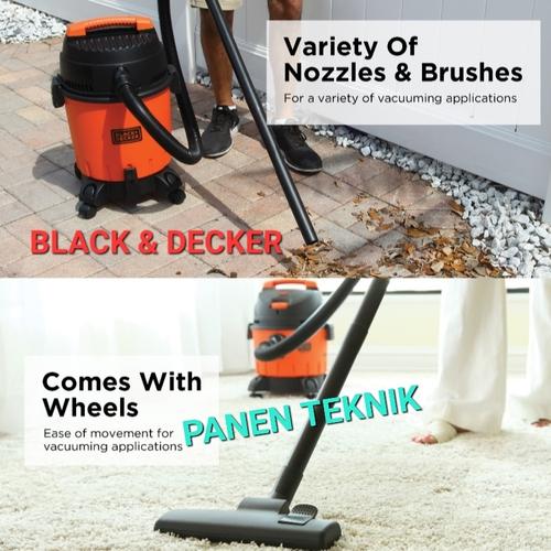 Jual BLACK & DECKER BDWD08 VACUUM CLEANER 1000W WET DRY BLOWER VACUM ...