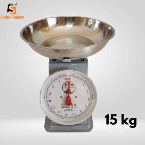 Jual Timbangan Besi Stainless Steel Jarum Buah Five Goats | Timbangan 5kg 10kg 15kg 20kg Analog ...