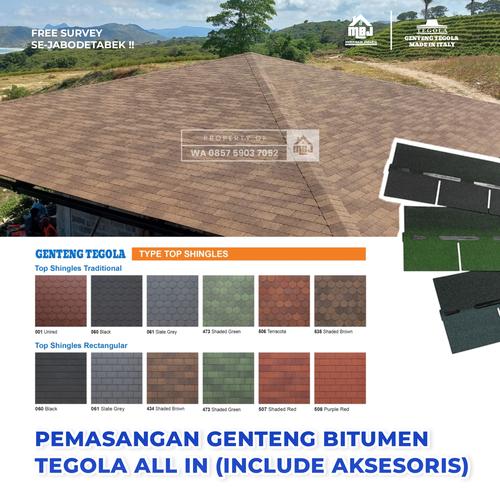 Jual Pemasangan Genteng Bitumen Tegola all in - Jakarta Barat - Media ...