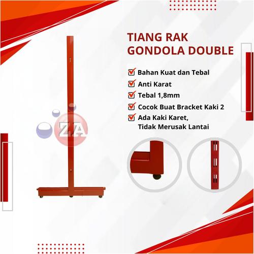 Jual Tiang Rak Gondola Double Minimarket - 120cm - Jakarta Timur - Zaya ...