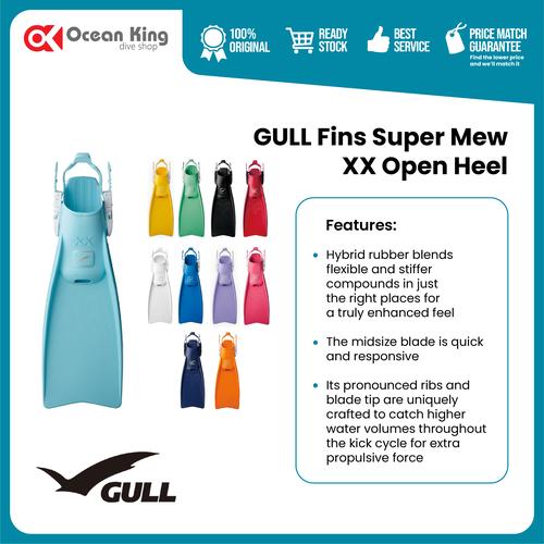 Jual GULL Fins Super Mew XX Open Heel - Kota Denpasar - OCEAN KING DIVE ...