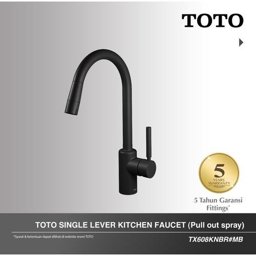 Promo TOTO Kitchen Faucet TX608KNBR Matte Black | Kran Cuci Piring ...