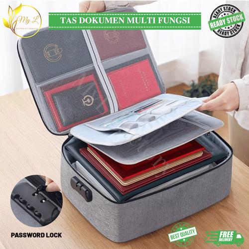 Jual Tas Travel Paspor Gadget Organizer Double Zipper Lock Waterproof ...