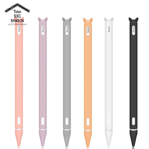Jual Case Apple Pencil Pro Full Cover CUTE KITTEN Silicone Casing Pouch ...