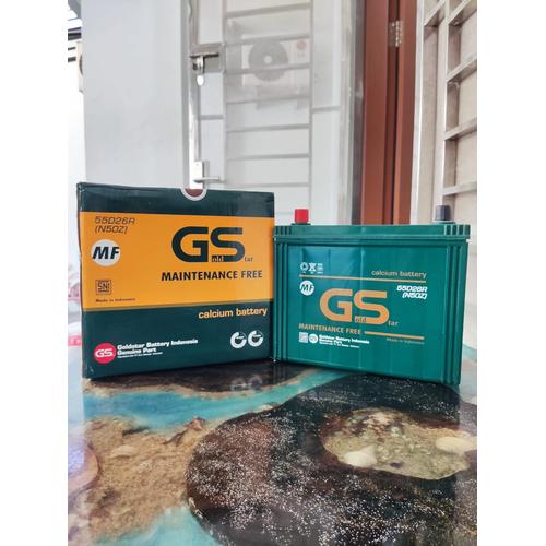Jual AKI MOBIL KERING GS Goldstar N50Z 55D26R MF 12v65Ah kijang kapsule Bergaransi - Jakarta ...