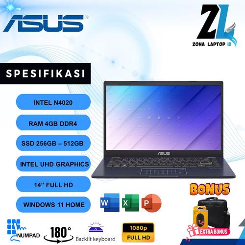 Jual Laptop Asus Vivobook L410ma Intel N4020 4gb 512gb ssd 14 Fhd Win11 ...
