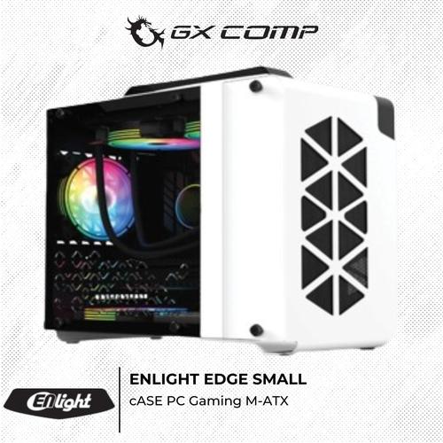 Promo Enlight EDGE Tempered Glass - Casing PC M-ATX / CPU PC Case ...