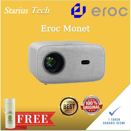 Jual EROC MONET Projector full HD 450 ANSI 5G Netflix Fully auto Focus - Kab. Bogor - STARIUS ...