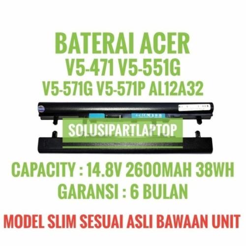 Jual Baterai Laptop Acer Aspire E14 ES1-411 E1-410 E1-422 - Kota ...