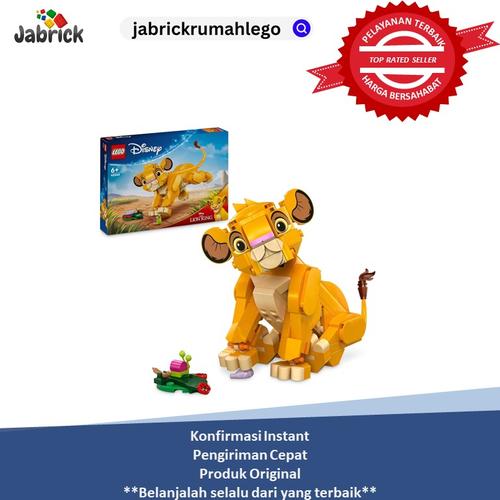 Jual LEGO Disney 43243 Simba the Lion King Cub Building Toy for 6 Plus ...