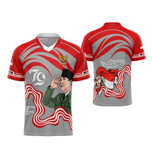 Jual Kaos Baju Jersey Polo 17 AGUSTUS 2024 INDONESIA MERDEKA HUT RI 79 Dirgahayu Republik ...