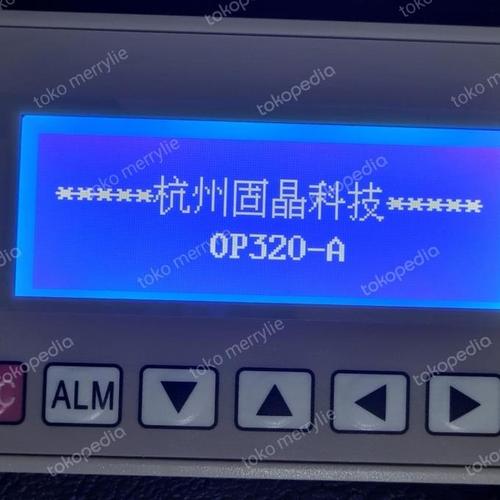 Jual HMI OP320-A OP320A OP320 A 3.7 INCH TEXT DISPLAY RS232 BLUE SCREEN ...