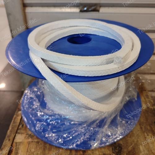 Jual Gland Packing Pure PTFE 6mm x 6mm Gland Packing Pure Teflon ...
