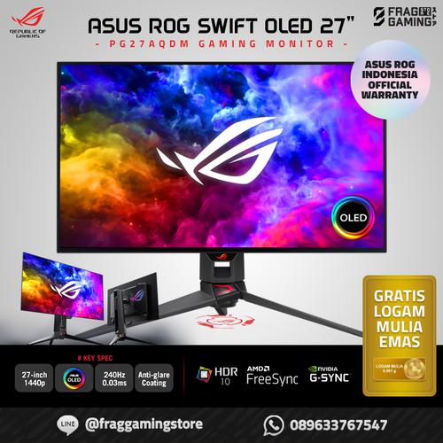 Jual ASUS ROG Swift OLED PG27AQDM 27 inch WQHD 240Hz 0.03ms Gaming ...