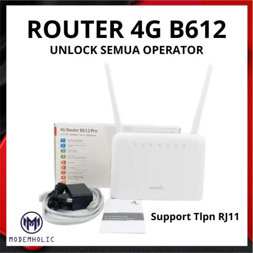 Jual Router B612 PRO 4G LTE Wifi 450Mbps Wireles Bisa Telephone Analog ...