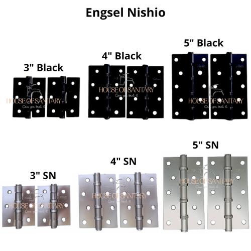 Jual Engsel Besi / Engsel Pintu / Engsel Jendela / Engsel Nishio Black ...
