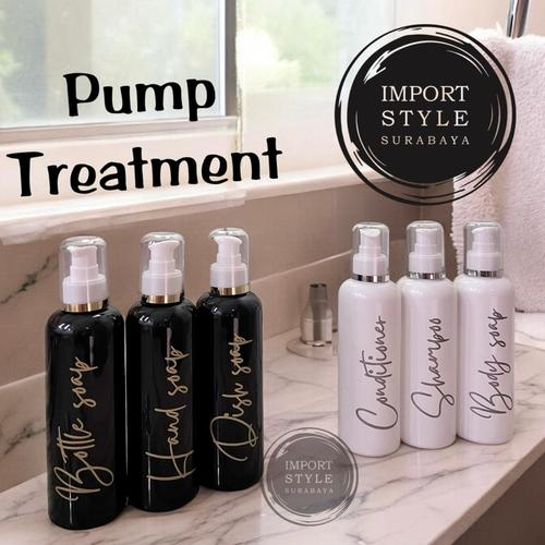 Jual botol GLOSSY 250ML HITAM / PUTIH LONG PIPE GOLD SILVER EDITION ...